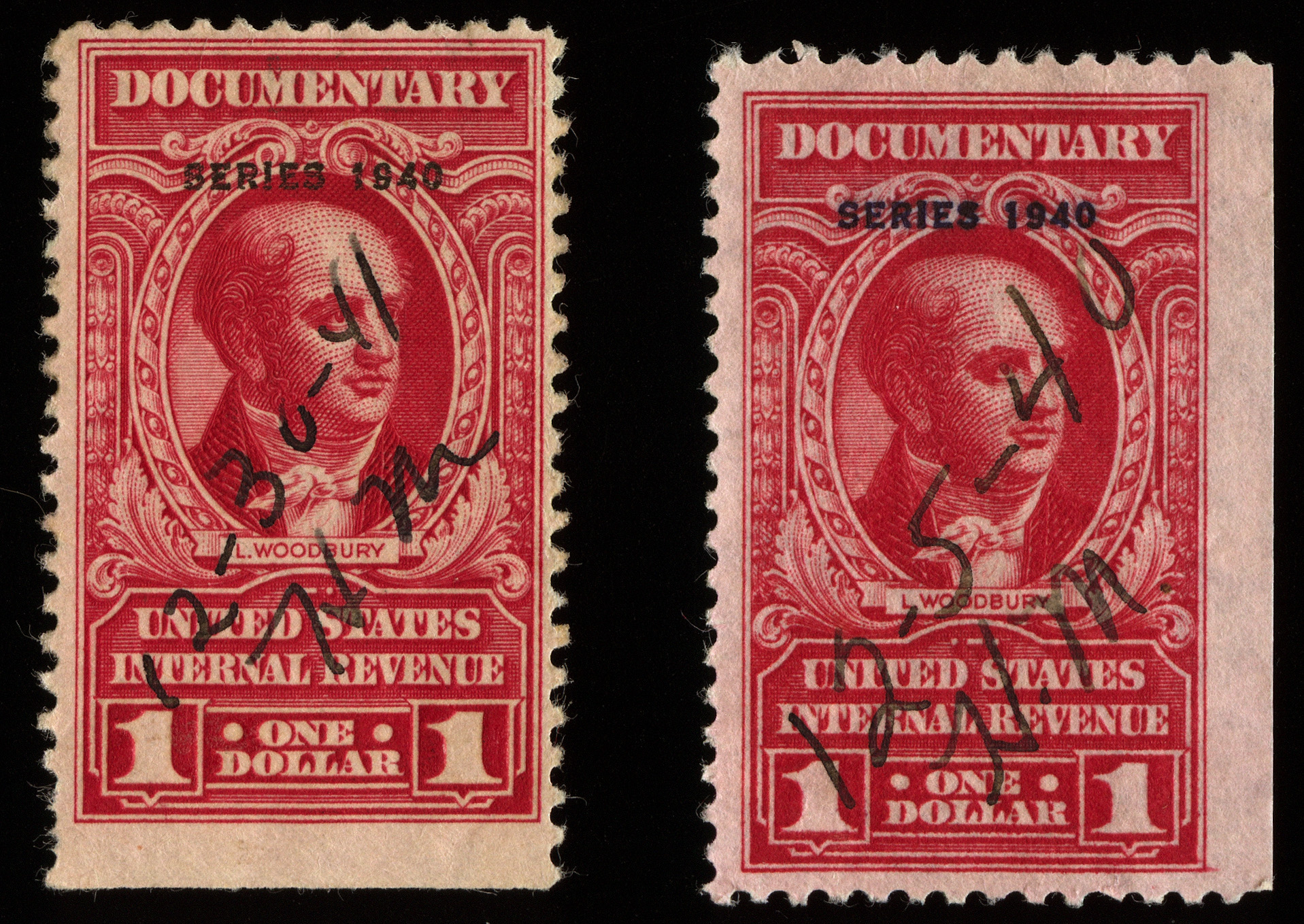 1940 Series Sensitive Ink - R288, R289, R290 - Stamp Community Forum