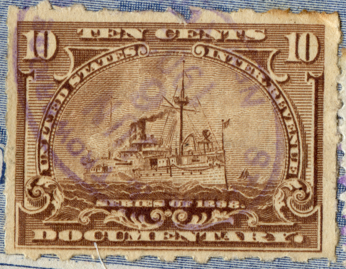 R168 10-Cent Battleship Double Transfer? - Stamp Community Forum